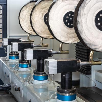 China Faucet Surface Treatment Machine Zinc Alloy Automatic Robotic Polishing System For Continuous Production for sale