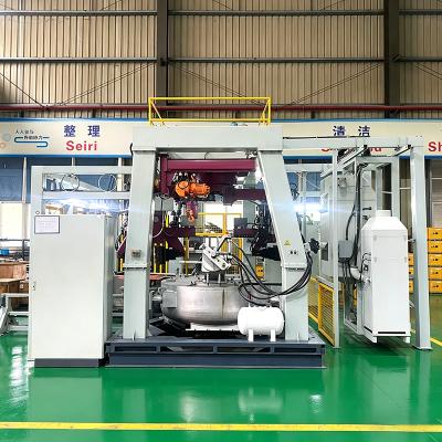 China 125KW Total Power 8Mpa Hydraulic Pressure Precision Forming Low Pressure Casting Machine for Brass Die Casting for sale