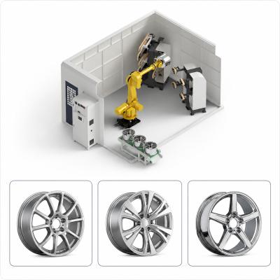 China Intelligent Explosion-Proof Robotic Polisher for Wheel Hubs – Auto Wear Compensation & Dust Isolation for Precision, Safety & Eco-Friendly Grinding for sale