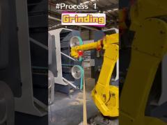 industrial automatic grinding and polishing machine for metal casting ce certified