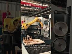 Máquina pulidora automática de la industria del brazo robótico inteligente de la máquina pulidora para los golpecitos