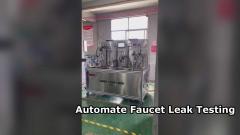 Faucet Water Pressure & Dry Air Leak Testing Machine