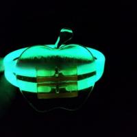 Quality PE Fluorescent Liquid Butterfly Glow Stick Bracelets for Halloween Trick or for sale