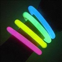 Quality PE Fluorescent Liquid Butterfly Glow Stick Bracelets for Halloween Trick or for sale
