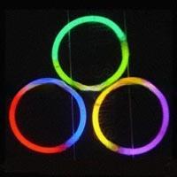 Quality PE Fluorescent Liquid Butterfly Glow Stick Bracelets for Halloween Trick or for sale