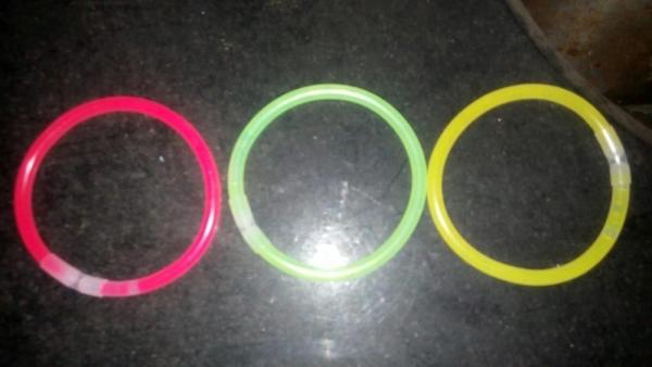 Quality Multi Colors Glow Stick Bracelets for Christmas Party Decoration 5*200mm for sale