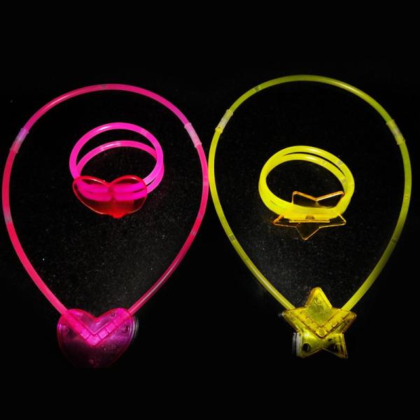 Quality 8-12 Hours Glow Time Assorted Colors Chemical Glow Stick Necklace for 2022 Party Favor for sale