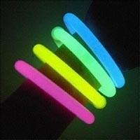 Quality Multi Colored 8 Inch Glow Stick Bracelets for Year Party Decoration from PE for sale