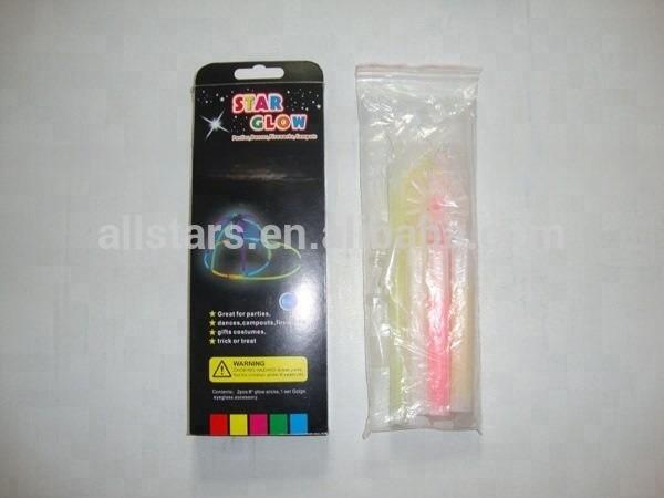Quality Christmas Party Decoration Multi Colored Glow Stick Cap with 6-12 Hours Glowing for sale