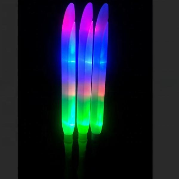 Quality Green Multi Colored Straight LED Glow in Dark Sword Toy for Medium and Fast Mode for sale
