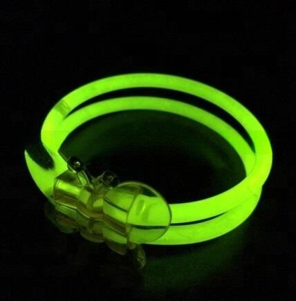 Quality Halloween Supplies Colorful Butterfly Glow Stick Bracelets for Bar Occassion 5*200mm for sale
