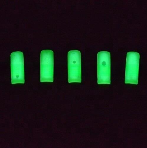 Quality Novelty Light Up Finger Nail in Assorted Colors for Night Club Occasion 10*30 for sale