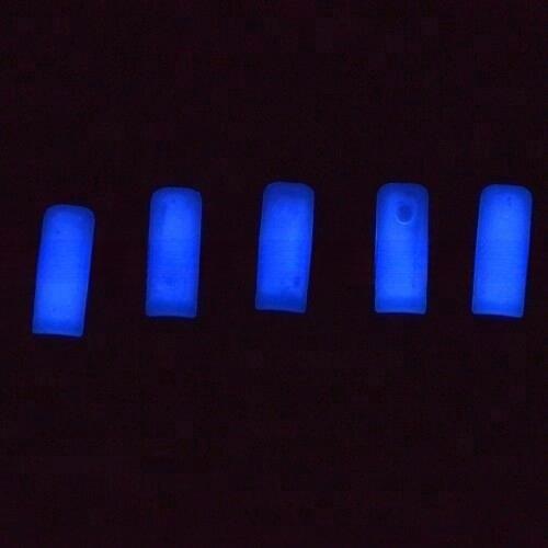 Quality 2 Years Shelf Time Assorted Colors Glow Finger Nail for Halloween Festival Favor for sale