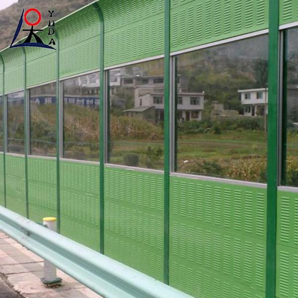 Quality Outdoor Sound Absorbing Aluminum Alloy Metal Road Noise Barrier Fence for sale