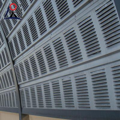 China 2m~4m Sound Barrier Fence Road Noise Barrier Panel Walls For Highway Road for sale