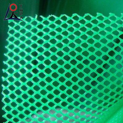 China Agriculture Plastic Green Mesh Plastic Flat Breeding Net Chicken Floor Mesh for sale
