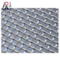 China Galvanized Weaving Vibrating Screen Wire Mesh Lock Crimp Wire Mesh Square Mesh for sale