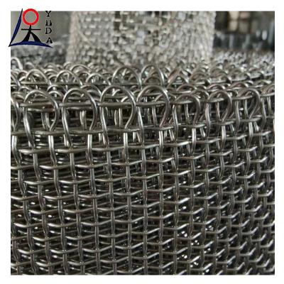 China OEM Crimped Tecido Vibrating Screen Crimped Wire Mesh Quadrado Furo à venda