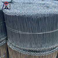 China Metal Wire Loop Tie Wire Galvanized Double Loop Wire Ties Bar Wire Ties for sale