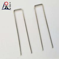 China U-Type Turf Staples Galvanized Painted for Artificial Grass Installation for sale