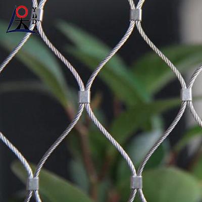 China Woven Stainless Steel Wire Rope Mesh Net Rock Fall Protection 304 316 304L 316L for sale