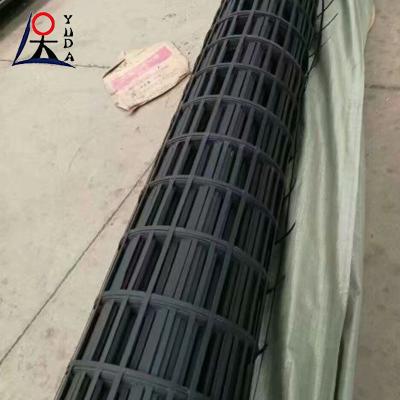 Cina Poliester Biassiale Geogrid Strada Costruzione Geogrid Fibra di maglia Geogrid in vendita