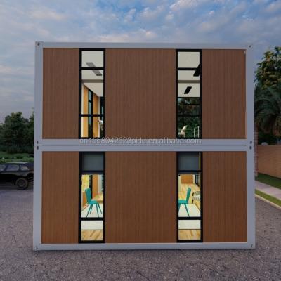 China Mini-casas Casas pequenas Casas de contêiner para escritório Showroom e restaurante no Paquistão Painel de sanduíche Casas pré-fabricadas de 20 pés à venda