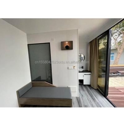 Cina Colore personalizzato Contenitore moderno Mini vacanza Camera capsula Una camera da letto Struttura in acciaio Hotel progettato con stile moderno in vendita