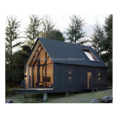 Cina Moderno design Piccola casa su ruote Materiale in acciaio Campeggio esterno Kit di costruzione giardino con pannello sandwich ondulato 50/75/100mm in vendita