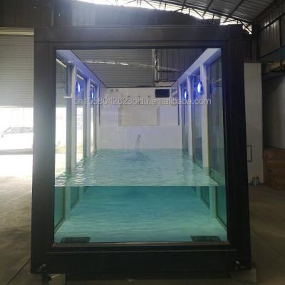 Cina Luxury Custom Made Movable Prefab Modular Container piscina per giardino e hotel in vendita