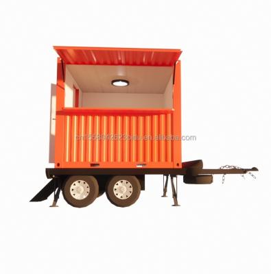 China Aluminium Alloy Venster Prefab Kleine Modulaire Huizen Op Wielen Trailer Met Trappen Voor USA Gegalvaniseerd Staal Buigen 180g Te koop