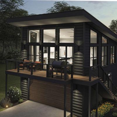China 20ft/40ft Muur 50/75/100mm Wave Sandwich Panel Containerhuis met volledige badkamer en uitbreidbaar ontwerp Te koop