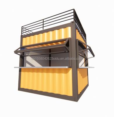 Cina Moderno design Edifici in acciaio Flat Pack Spedizione pannello sandwich prefabbricato Prefab contenitore pieghevole portabile casa contenitore pieghevole in vendita
