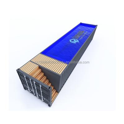 Cina Piscine per contenitori di spedizione personalizzate da 20 piedi/40 piedi con pannello sandwich a onde da 50/75/100 mm in vendita