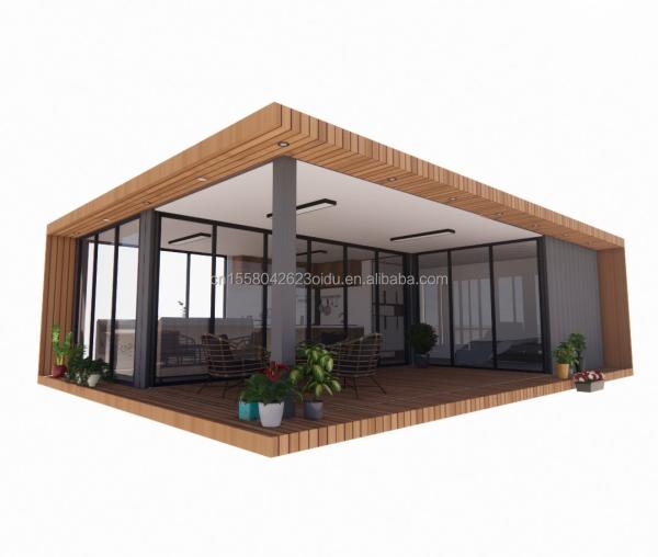Quality 20 Foot Luxury Mobile House with Living and Aluminum Alloy Windows Customized Flat Villas for sale