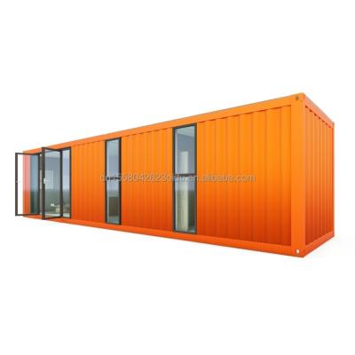 China Galvanized Steel Bending 180g Modern Style Prefabricated House Steel Container Home Container Houses Tiny Prefab Family House for Outdoor Living for sale