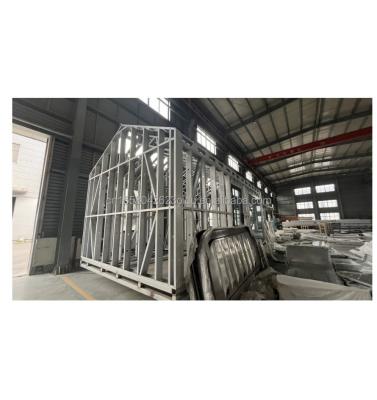 中国 迅速に設置された2階建てのプリファブ別荘 Aフレームデザインと,電熱鋼管から作られた三角形コンテナ 販売のため
