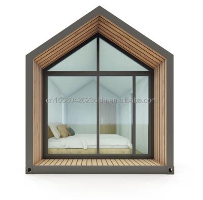 China Fast Install Luxury Villa Prefabricated A Frame House Steel Structure Triangle Container House Made with Sandwich Panel for sale