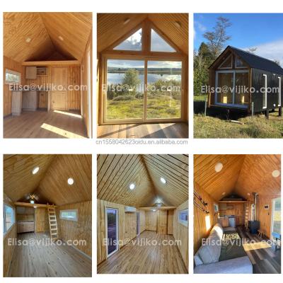 China Fast Install Luxury Villa Prefabricated A Frame House Steel Structure Triangle Container House Made with Sandwich Panel for sale