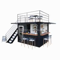 Quality 10ft Mini Pop-up Shop Galvanized Steel Square Tubes Two-story Pop-up Container for sale