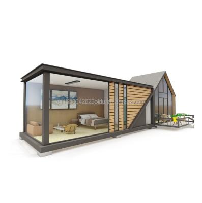 China 50/75/100mm Wave Sandwich Panel Muur voor winkelcentrum in driehoekige staalstructuur Ontwerp van EU Modern Flat Pack Container House Te koop