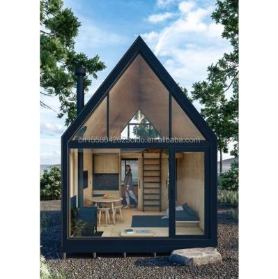 Cina Moderna casa a triangolo prefabbricata con camper a casa piatta in acciaio e pannello sandwich Casa mobile per hotel o altri scopi in vendita