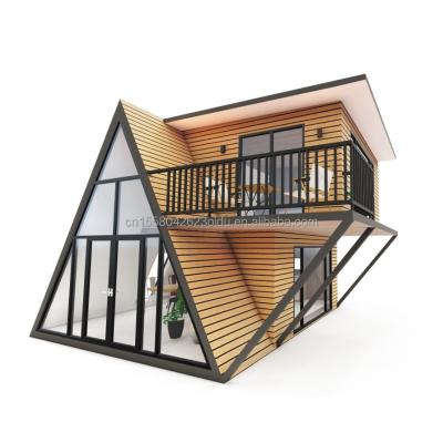 Cina Case prefabbricate portatili con telaio in acciaio galvanizzato in acciaio piegato 180g e 50/75/100mm Wave Sandwich Panel in vendita