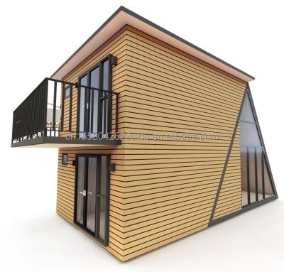 Cina Case prefabbricate portatili con telaio in acciaio galvanizzato in acciaio piegato 180g e 50/75/100mm Wave Sandwich Panel in vendita
