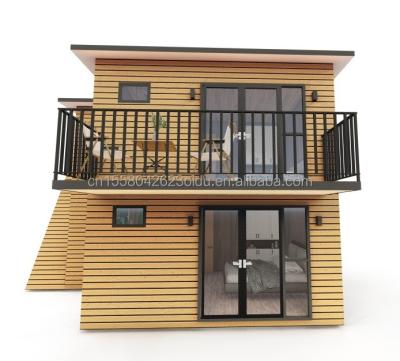 Cina Case prefabbricate portatili con telaio in acciaio galvanizzato in acciaio piegato 180g e 50/75/100mm Wave Sandwich Panel in vendita