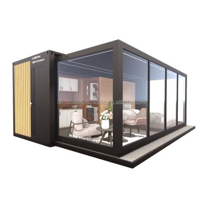 China Hoofdstructuur gegalvaniseerde stalen vierkantbuizen 20ft 40ft uitbreidbaar scheepvaartcontainerhuis voor twee slaapkamers in Australië Te koop