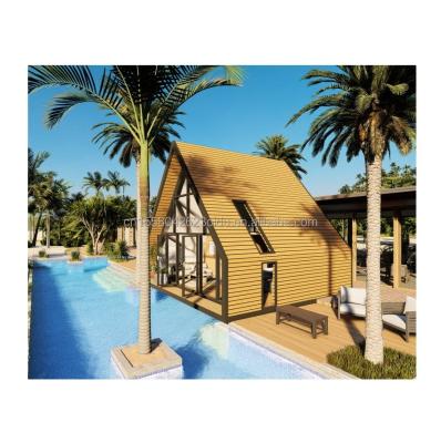 China 20ft or 40ft Outdoor Steel Shipping Container Other Modern Design Triangle Container House for Hotel or Couples' Holiday for sale