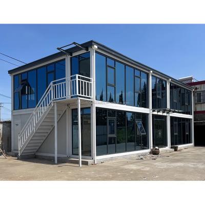 Cina Ufficio per contenitori modulari a colori personalizzati per lo stile lussuoso 20ft Mini Prefabricato Integrated Container House in vendita