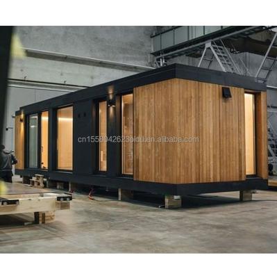 Cina Moderno UE 20ft Assemblaggio rapido Case in legno Container Hotel Negozio per ufficio in colore personalizzato in vendita