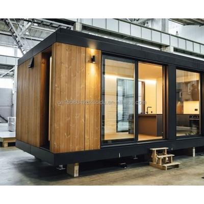 Cina Moderno UE 20ft Assemblaggio rapido Case in legno Container Hotel Negozio per ufficio in colore personalizzato in vendita
